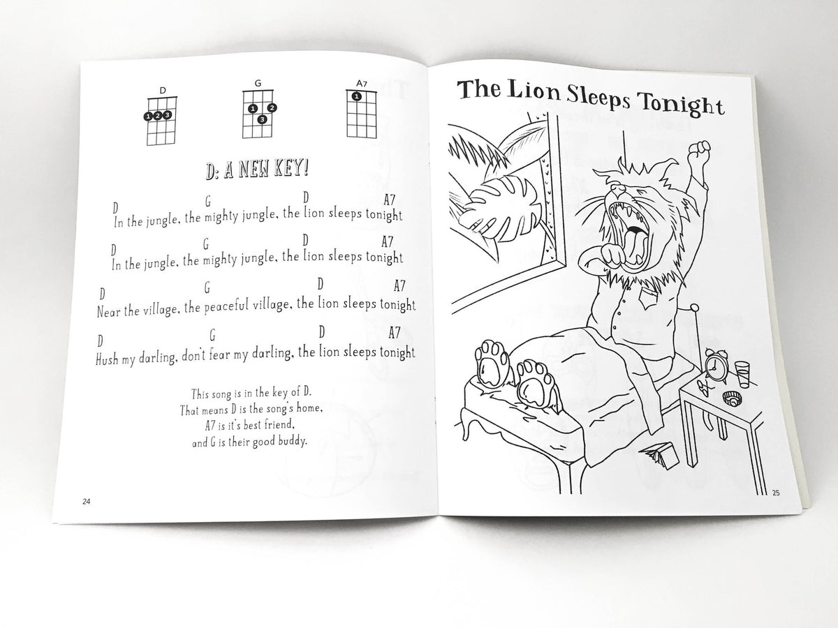 ukulele.coloring book