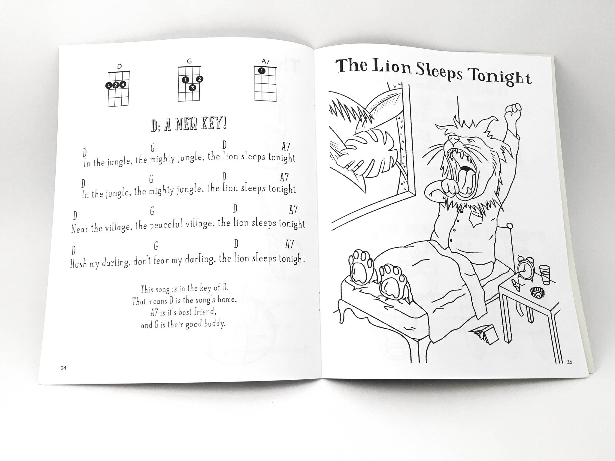 ukelele coloring pages